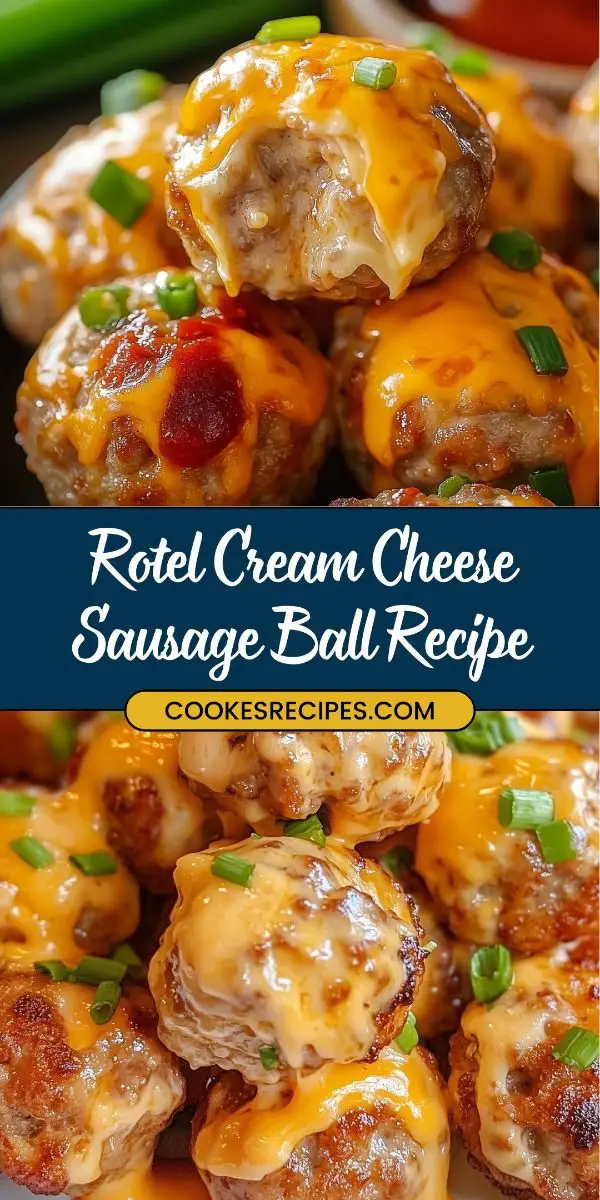 Rotel Cream Cheese Sausage Balls Recipe