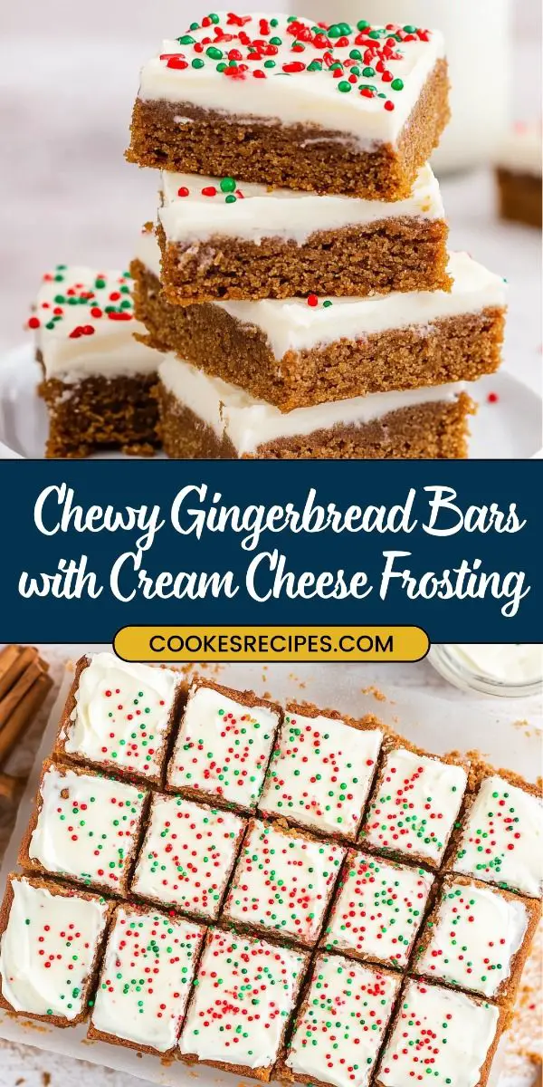 Chewy Gingerbread Bars Recipe