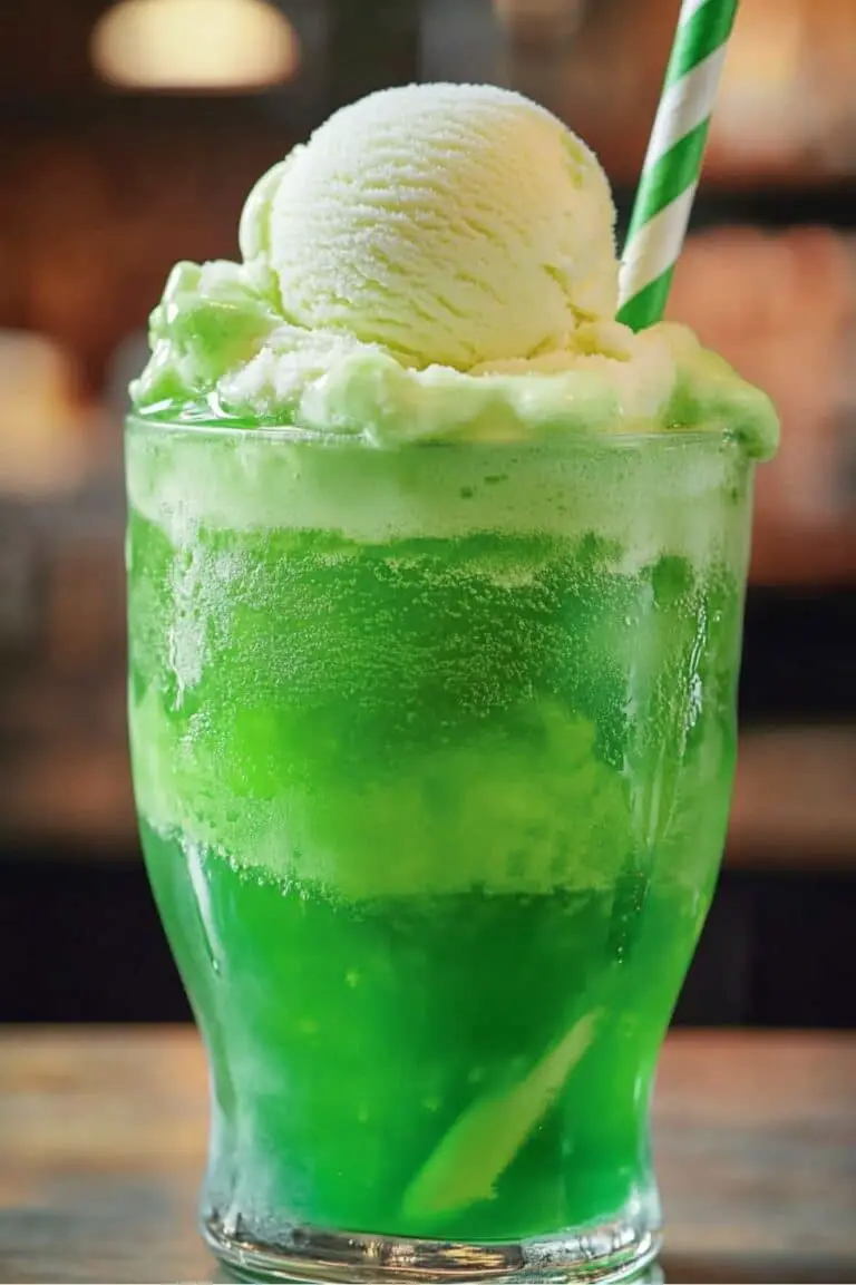 The Grinch Kids Ice Cream Float Recipe