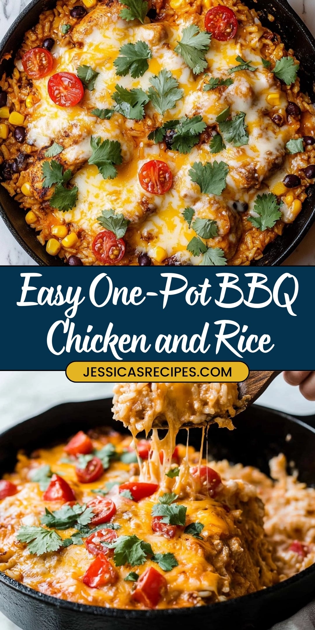 BBQ Chicken and Rice Skillet: Easy One Skillet Meal Recipe