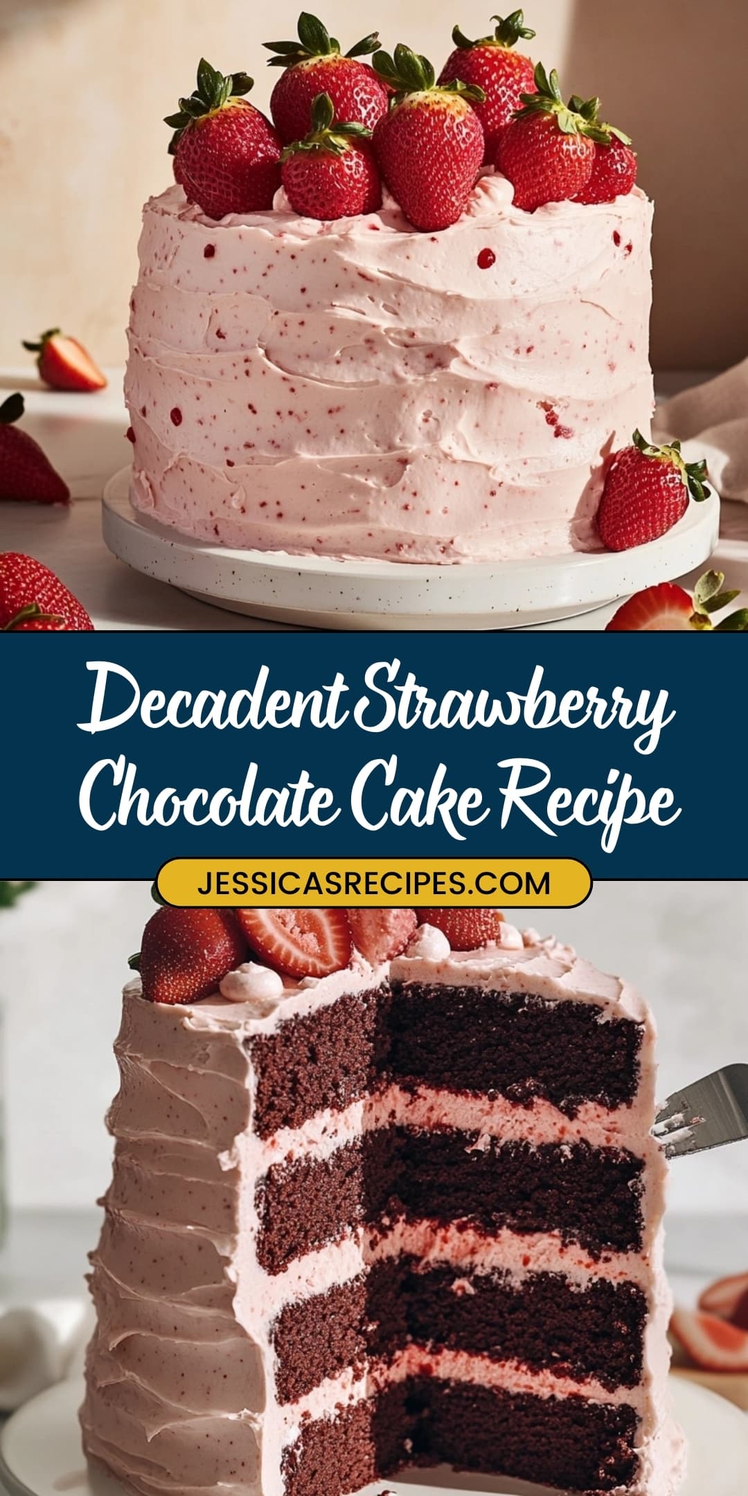 Strawberry Chocolate Layer Cake: Irresistible Recipe for Celebration