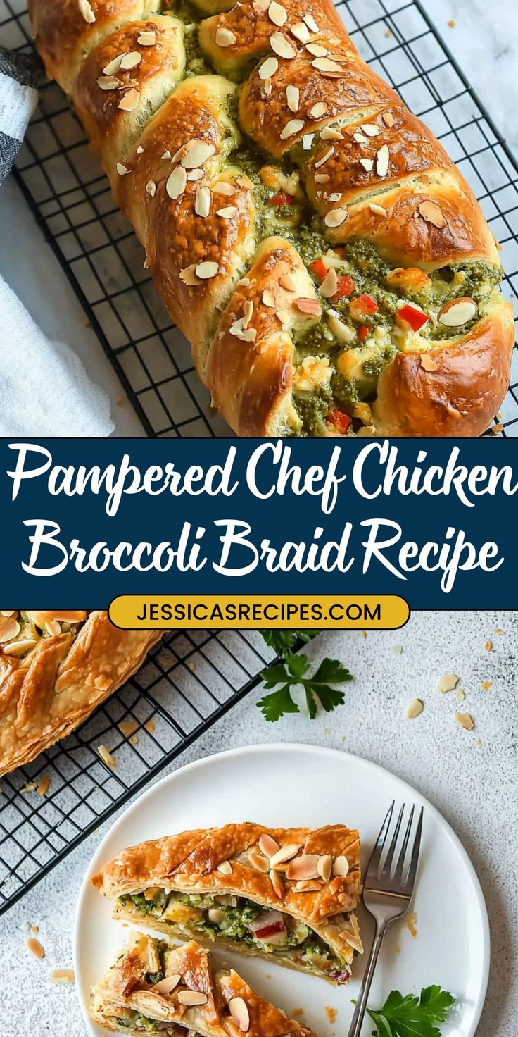 Pampered Chef Chicken Broccoli Braid Recipe