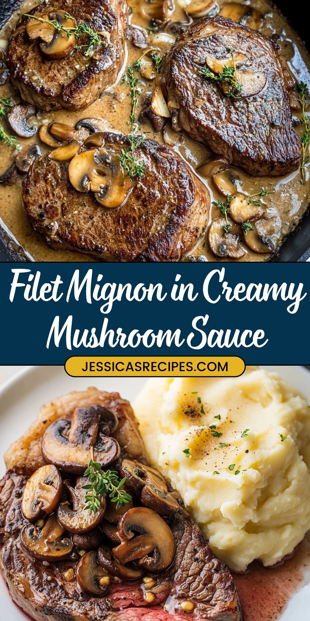 Filet Mignon Recipe: Indulgent Filet Mignon in Mushroom Sauce