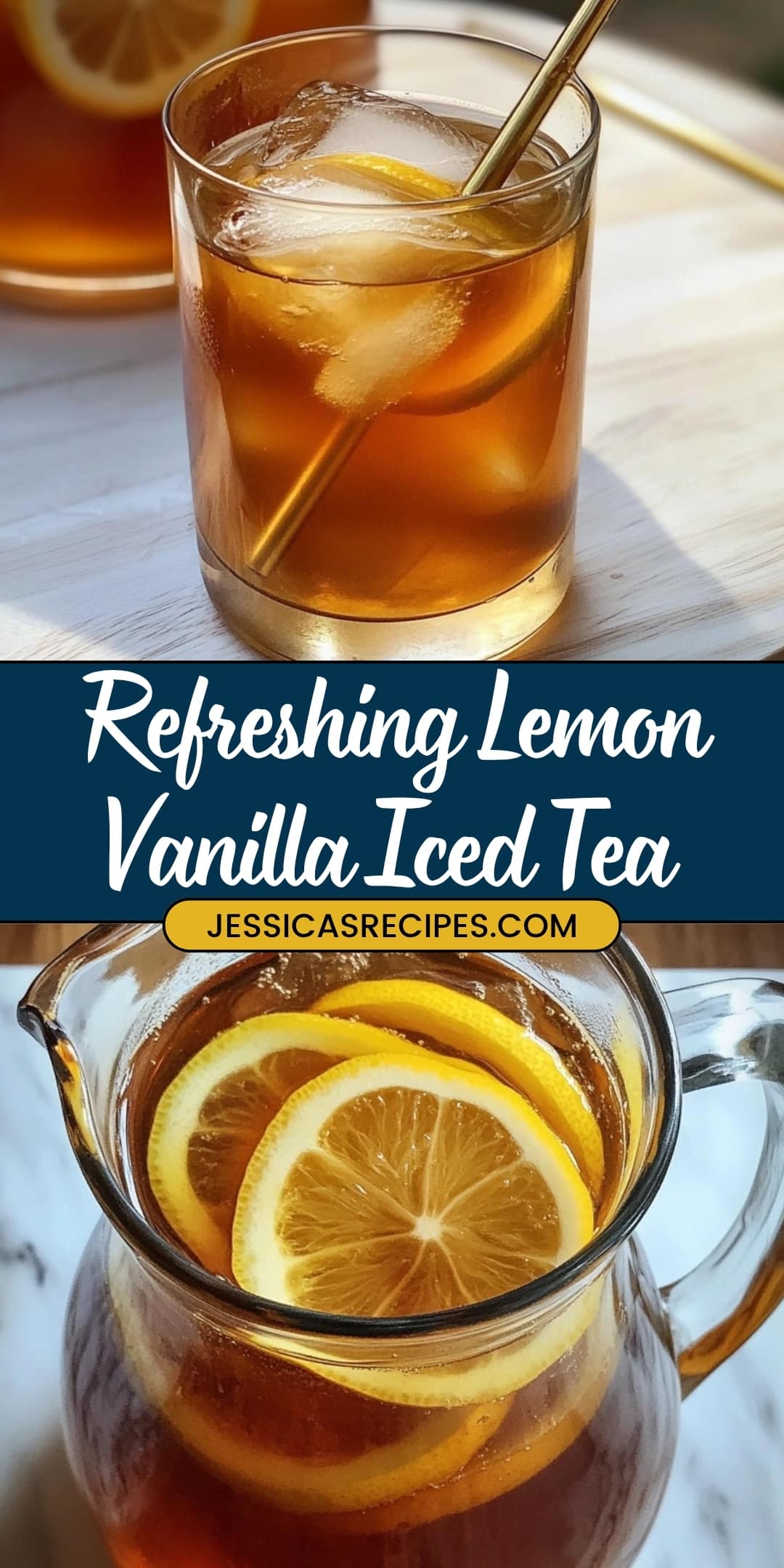 Sweet Vanilla Iced Tea Recipe - Refreshing Homemade Drink