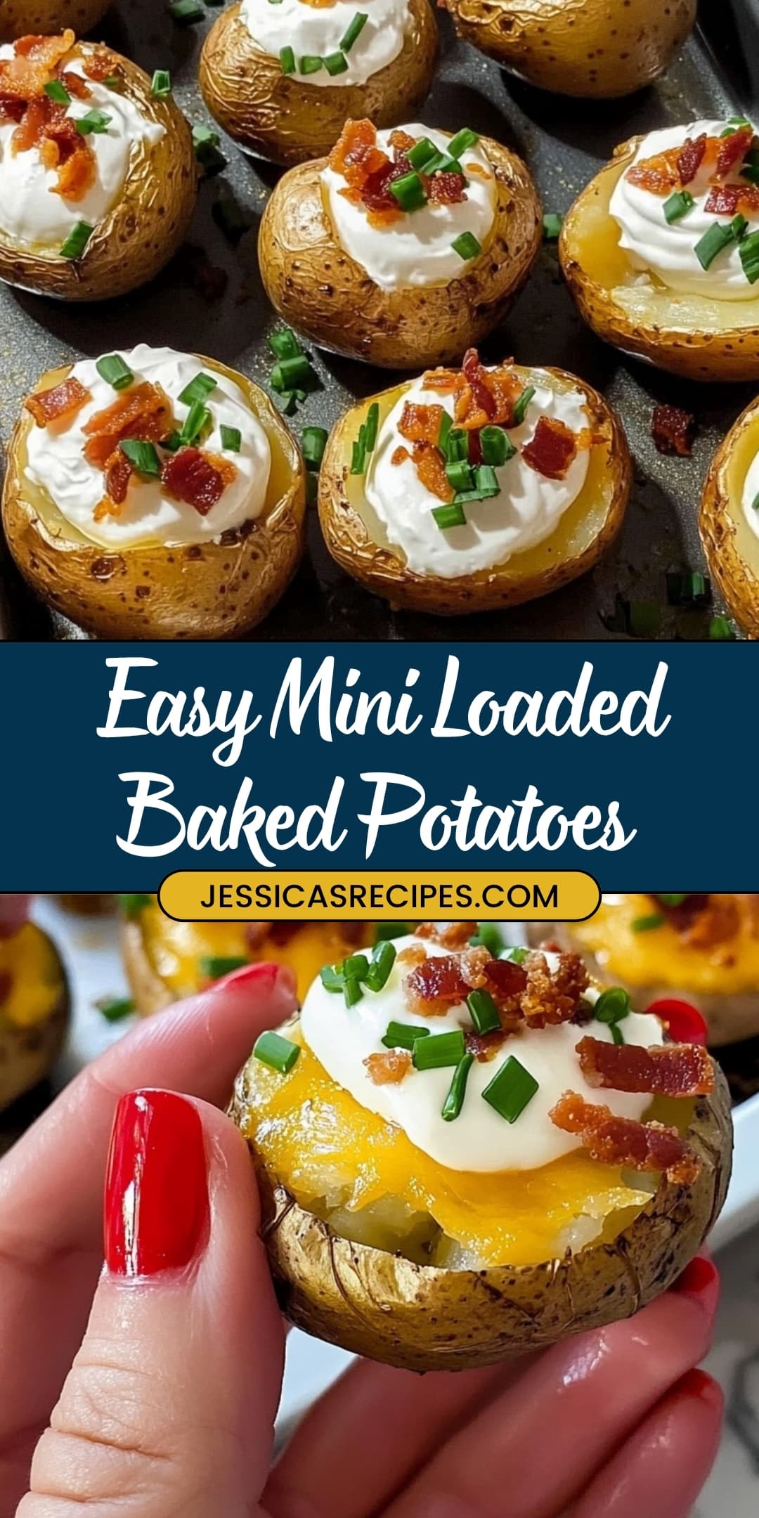 Mini Loaded Baked Potatoes: Irresistibly Cute Party Appetizer