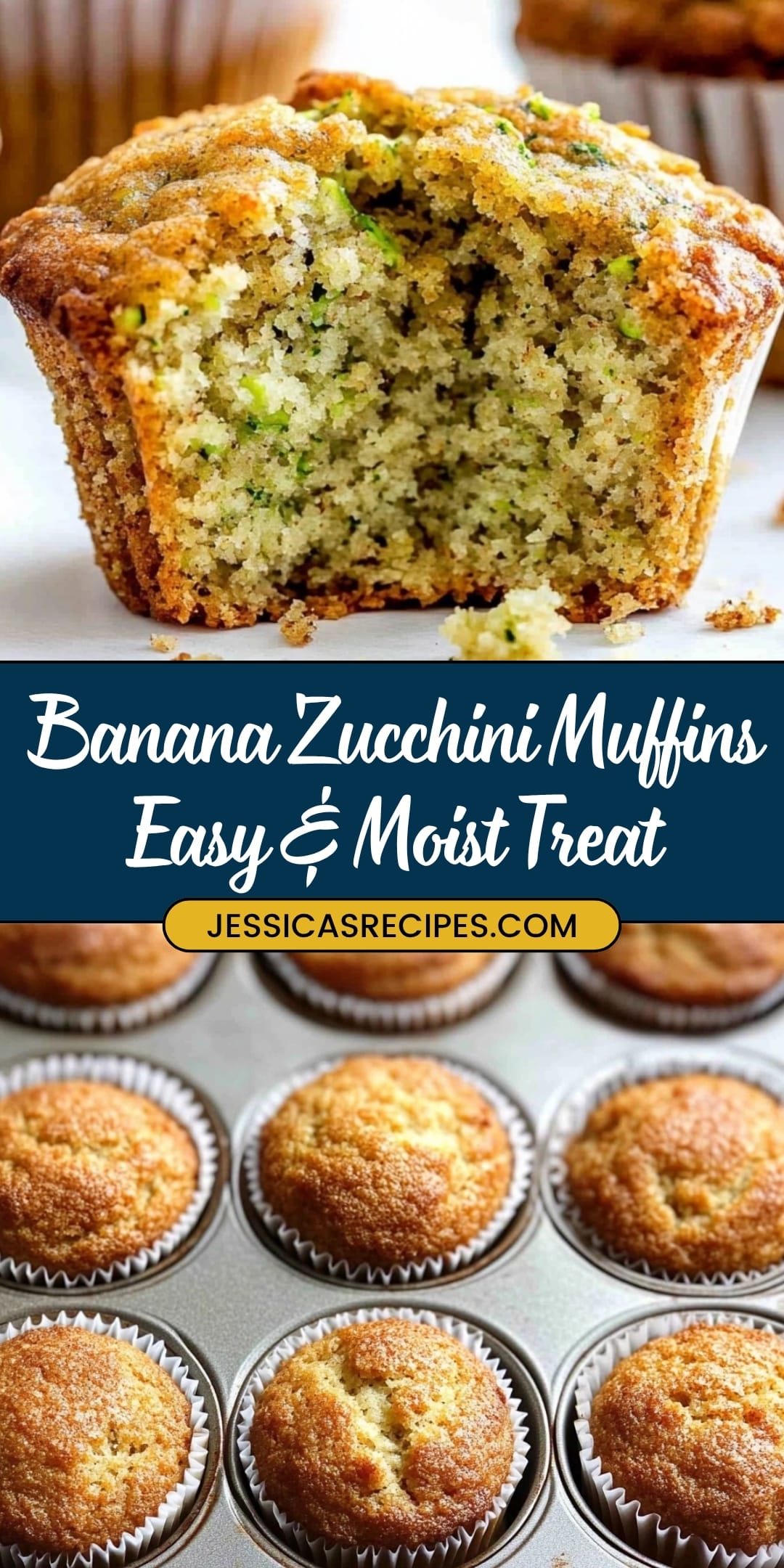 Banana Zucchini Muffins: Wholesome & Cozy Recipe