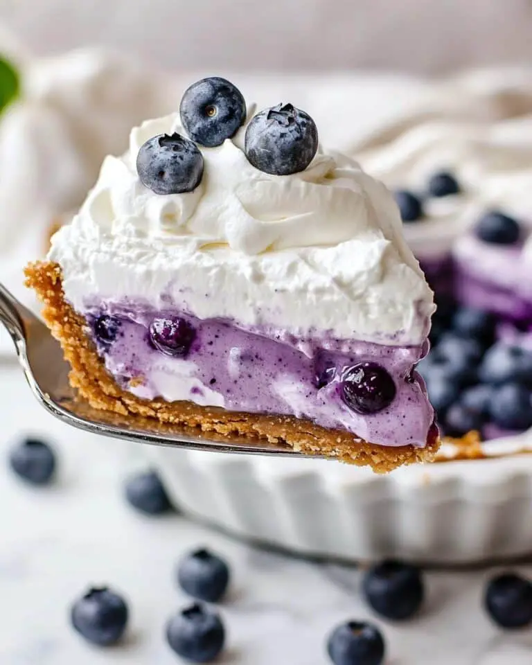 No Bake Blueberry Cream Pie – Irresistibly Fresh & Easy