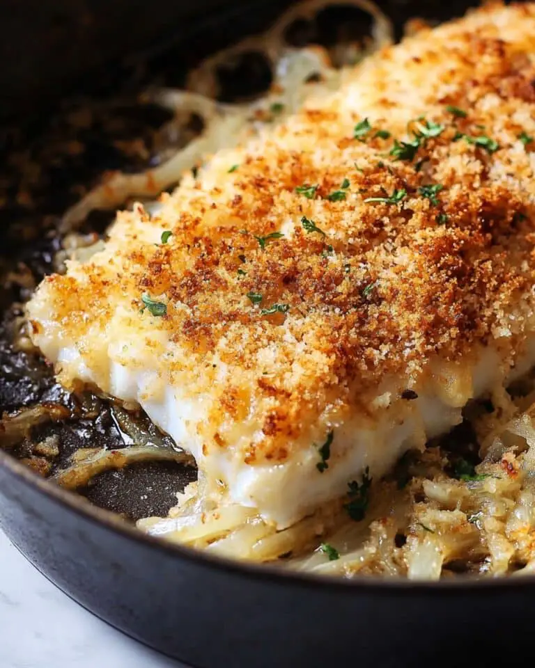 Boston Baked Cod in Wine and Lemon Sauce – Elegant Fish Dish