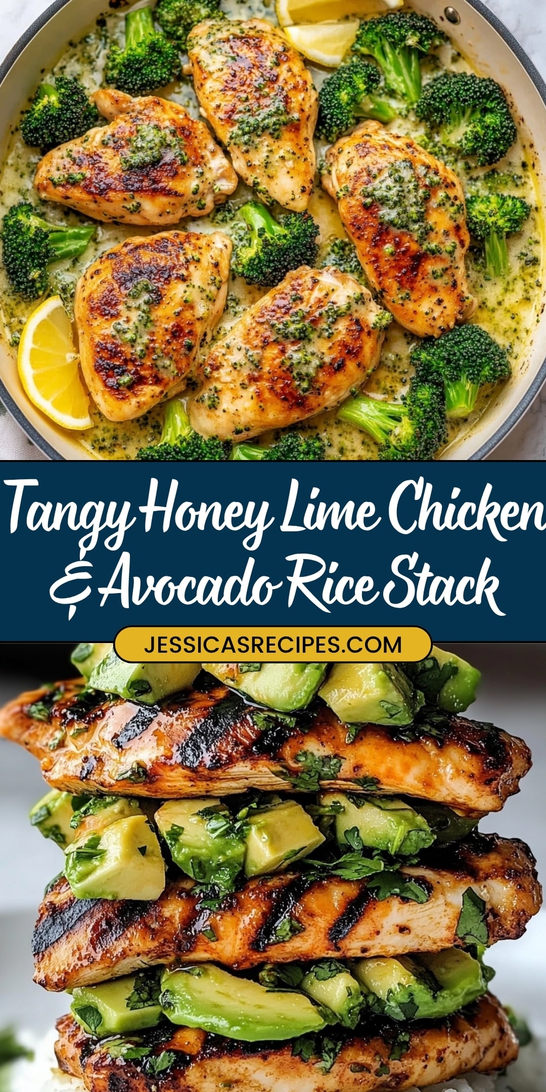 Honey Lime Chicken & Avocado Rice Stack: Vibrant and Zesty Recipe
