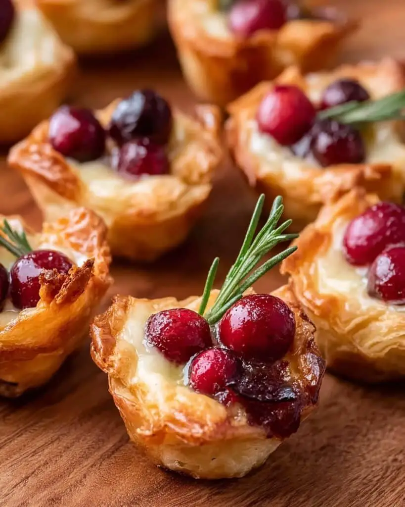 Cranberry Brie Bites: Irresistible Holiday Appetizer