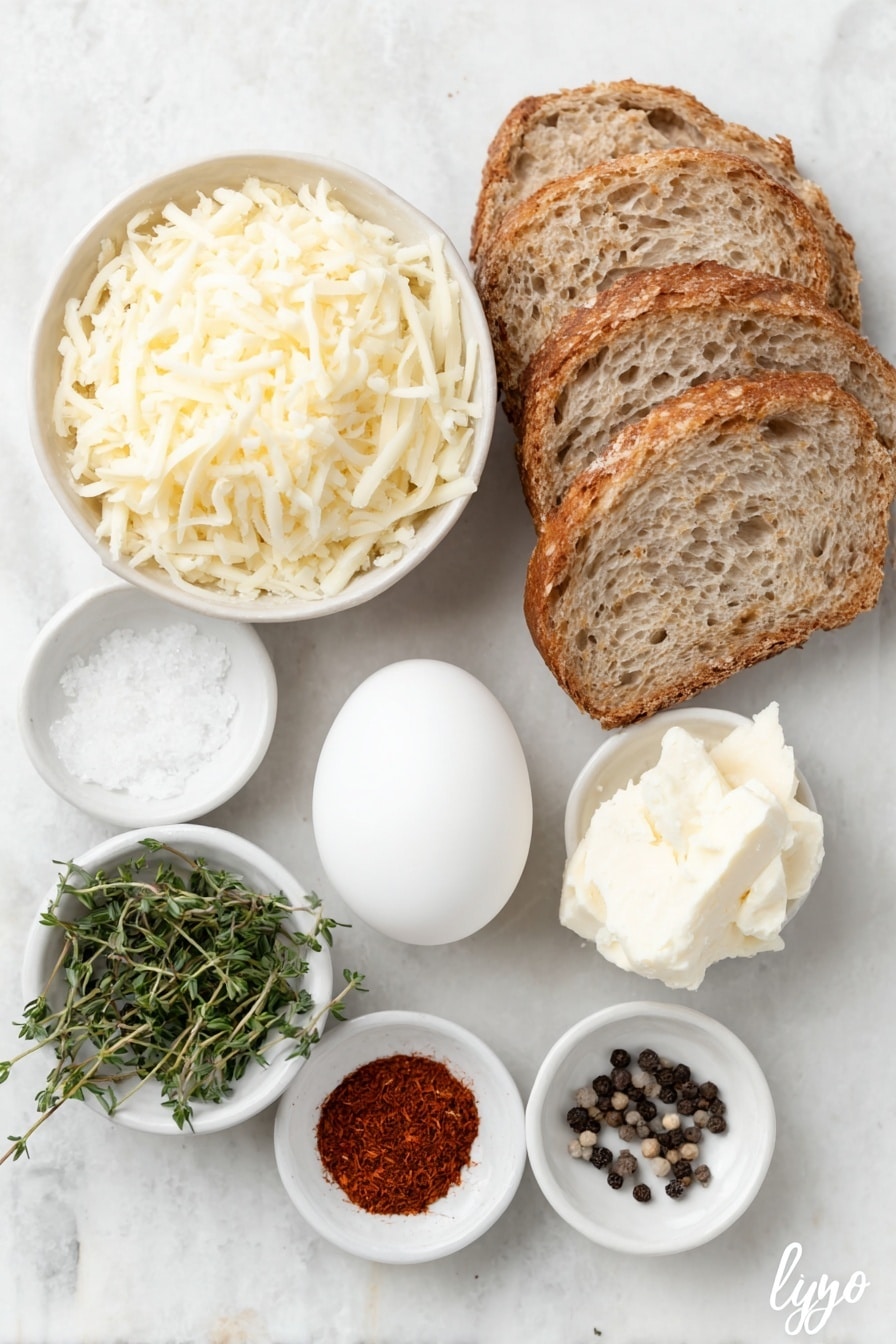 Egg and Cheese Baked Toasts: Quick, Cheesy Breakfast Delight