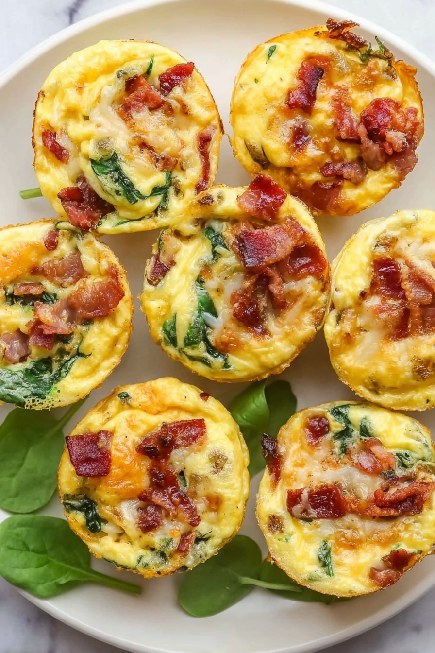 Bacon and Spinach Egg Muffins: Delicious Morning Breakfast