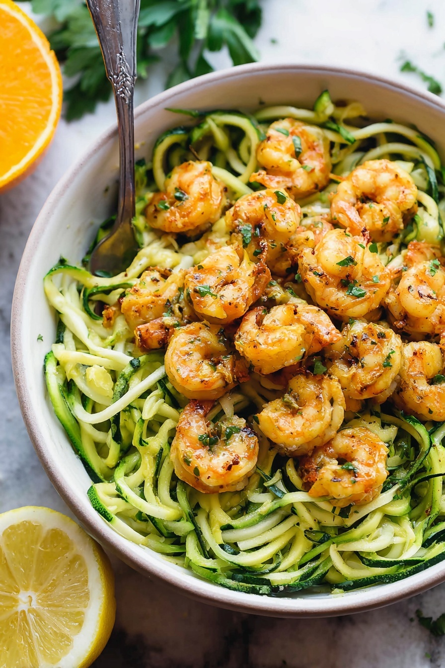 Citrus Grilled Shrimp with Zoodles – Fresh & Healthy Summer Dish