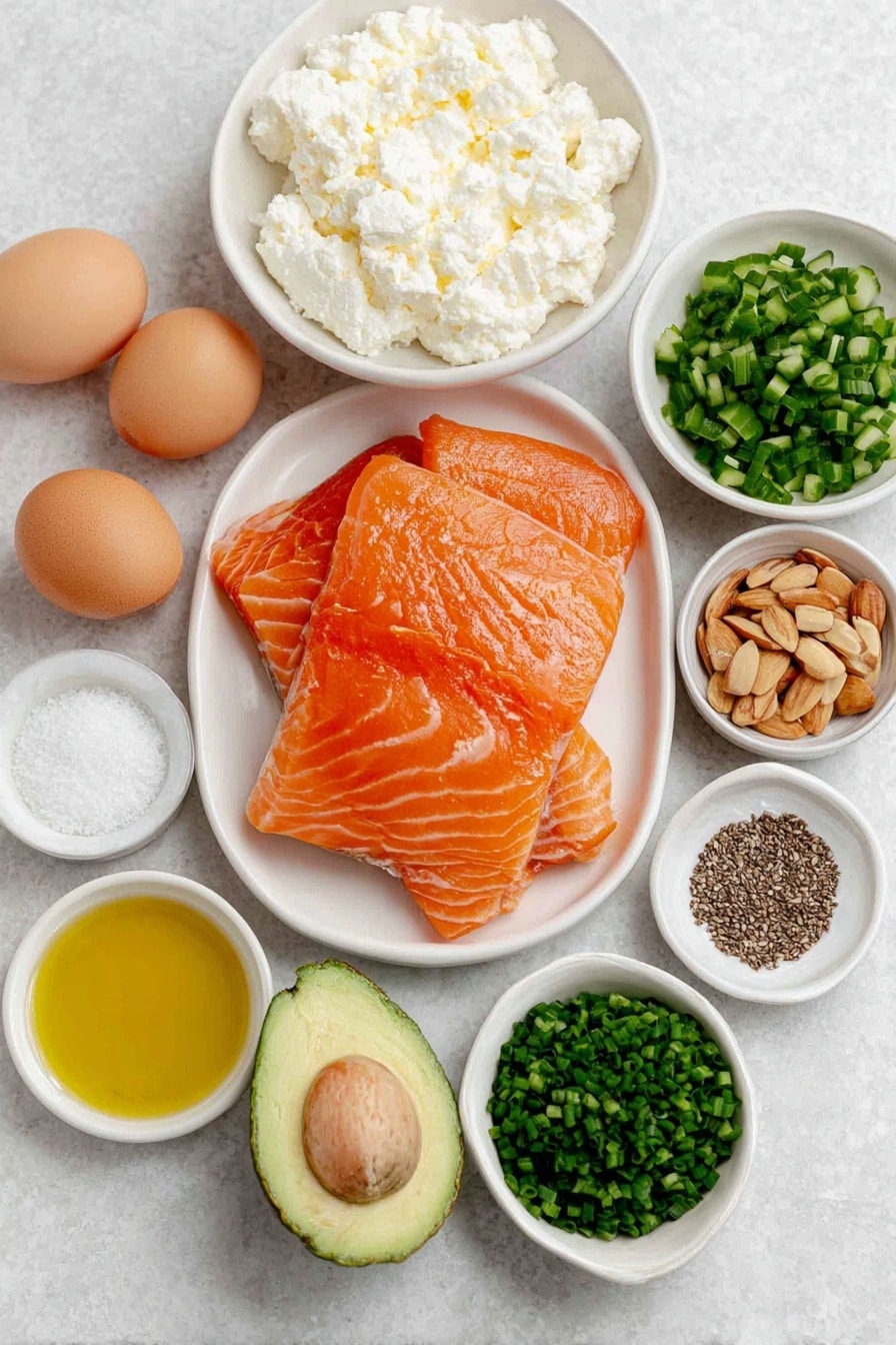 Smoked Salmon and Cottage Cheese Salad: Fresh & Flavorful Delight