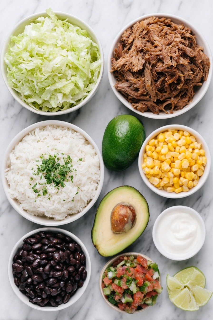 Instant Pot Carnitas Burrito Bowls: Easy & Flavorful Dinner