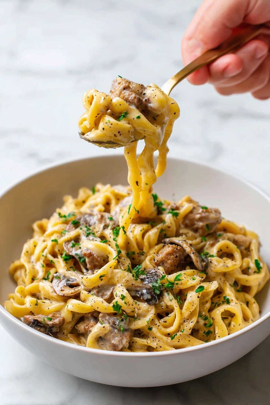 Easy Beef Stroganoff: A Cozy, Quick & Creamy Dinner