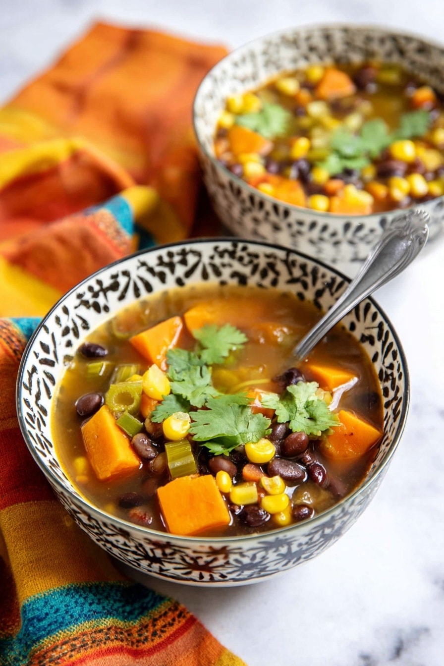 Sweet Potato Black Bean Soup: Cozy, Healthy & Flavorful