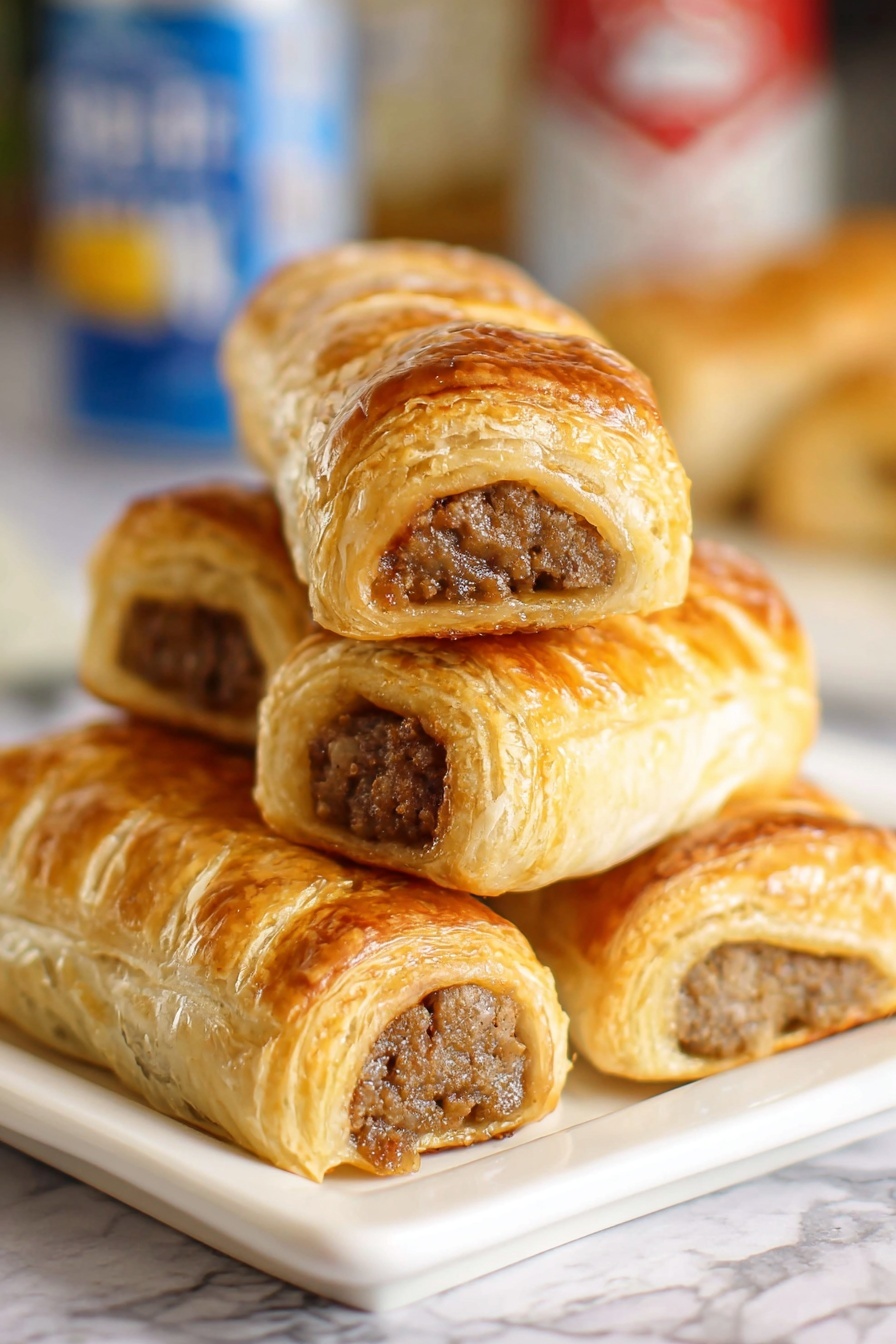 Homemade Scottish Sausage Rolls: Crispy & Flavorful Delight