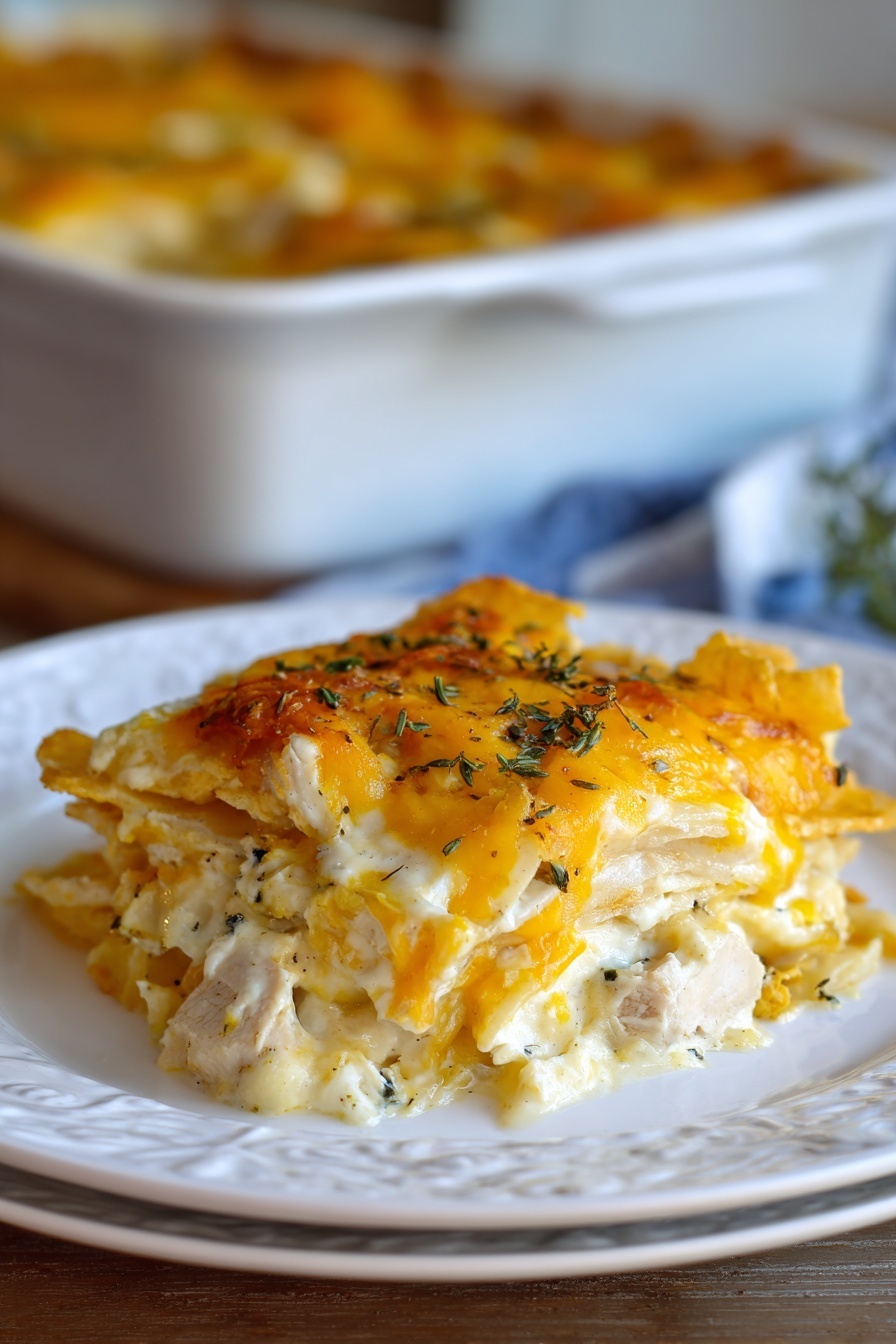 Creamy Chicken Salad Casserole: Easy & Comforting Dinner