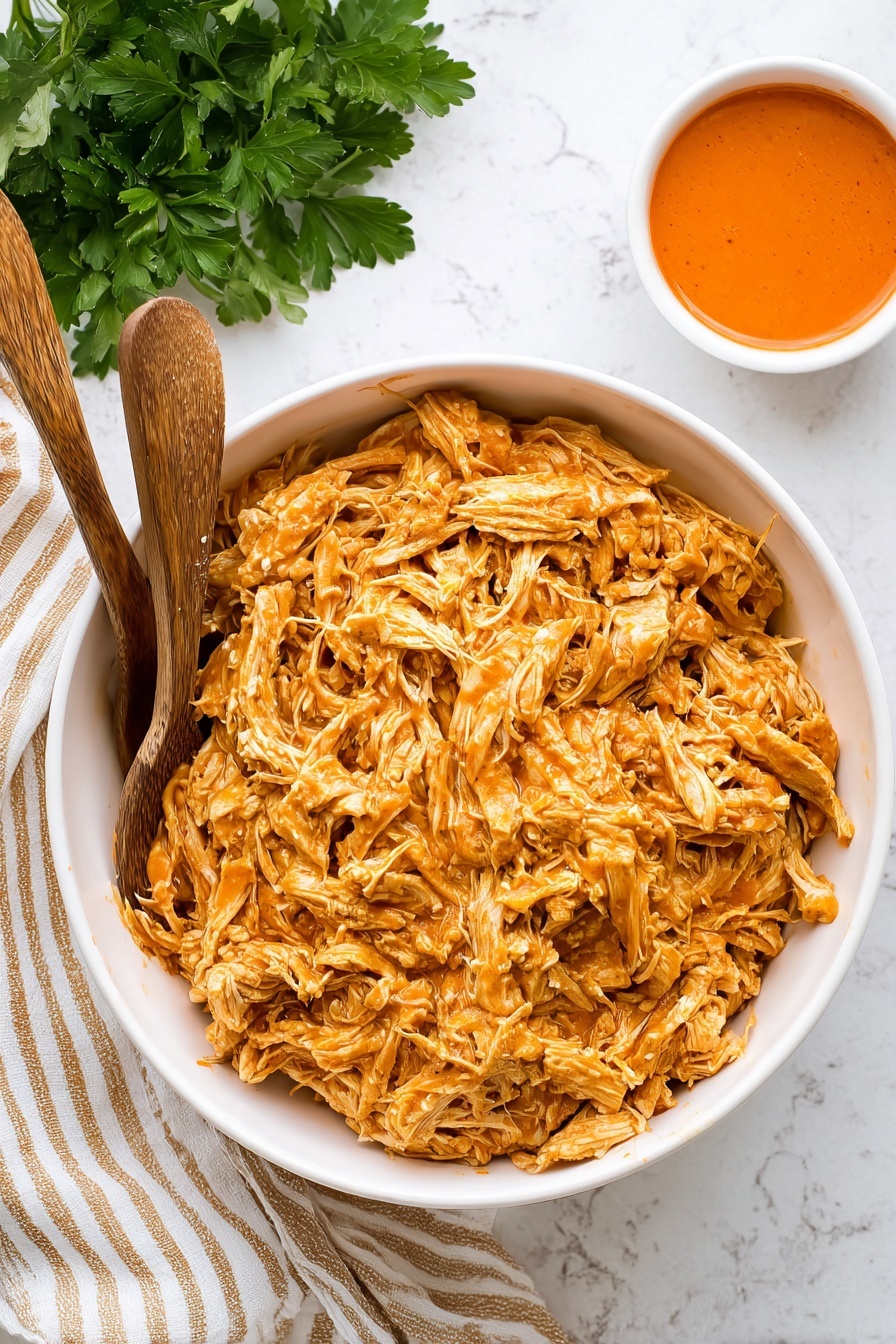 Slow Cooker Buffalo Chicken - Irresistibly Easy & Flavorful