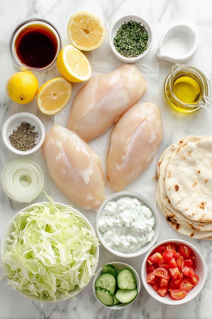 Crockpot Greek Chicken Gyros: Juicy, Flavorful Dinner Delight