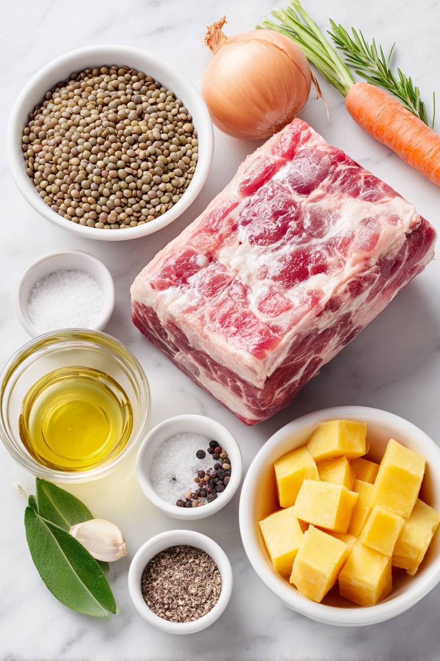 Cuban Lentil Soup with Pork: Hearty & Authentic Cuban Flavors