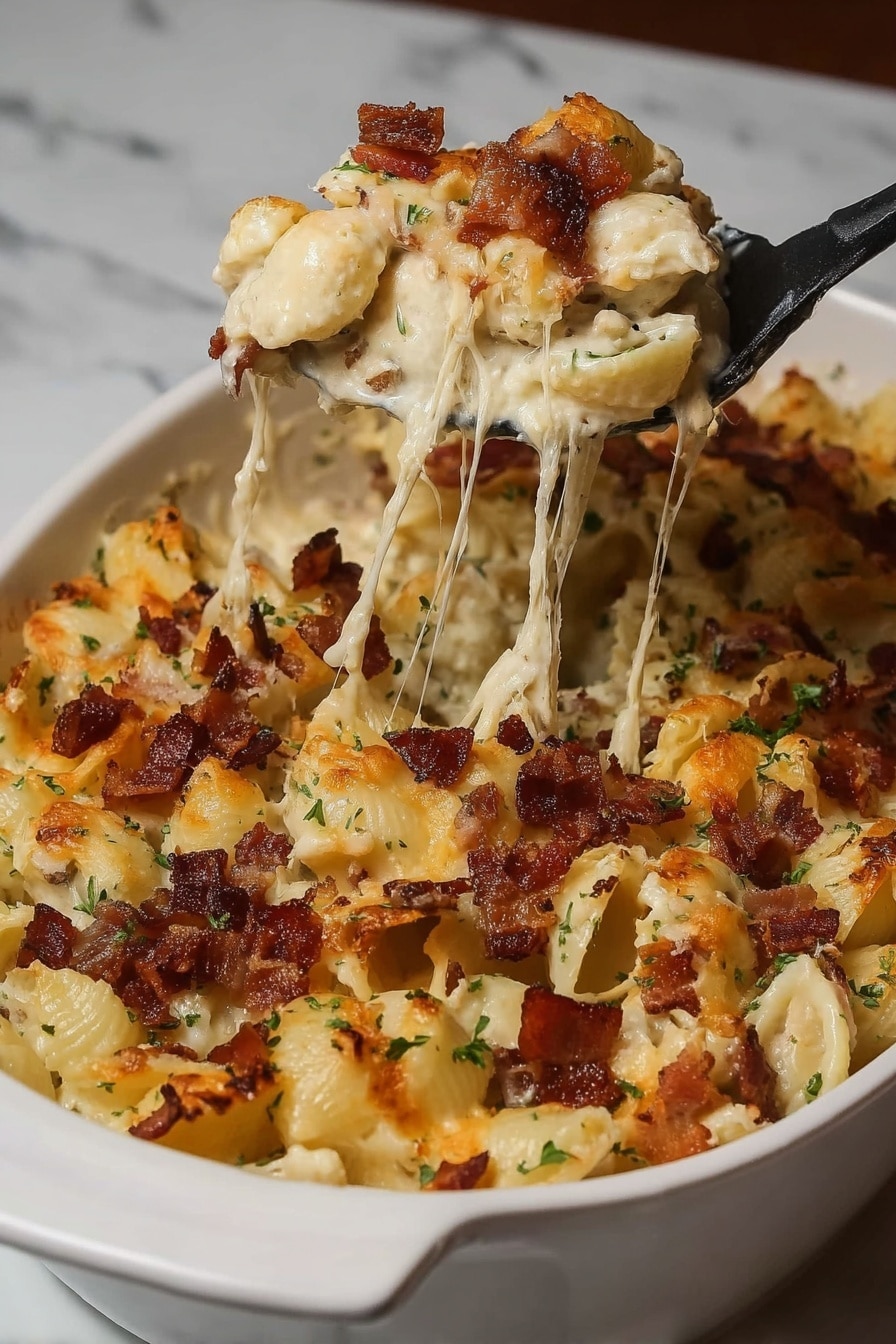 Creamy Chicken Bacon Ranch Casserole - Irresistible Comfort Food
