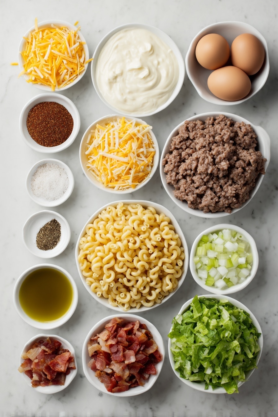 Loaded Cheeseburger Alfredo Pasta – Easy, Cheesy Comfort Food