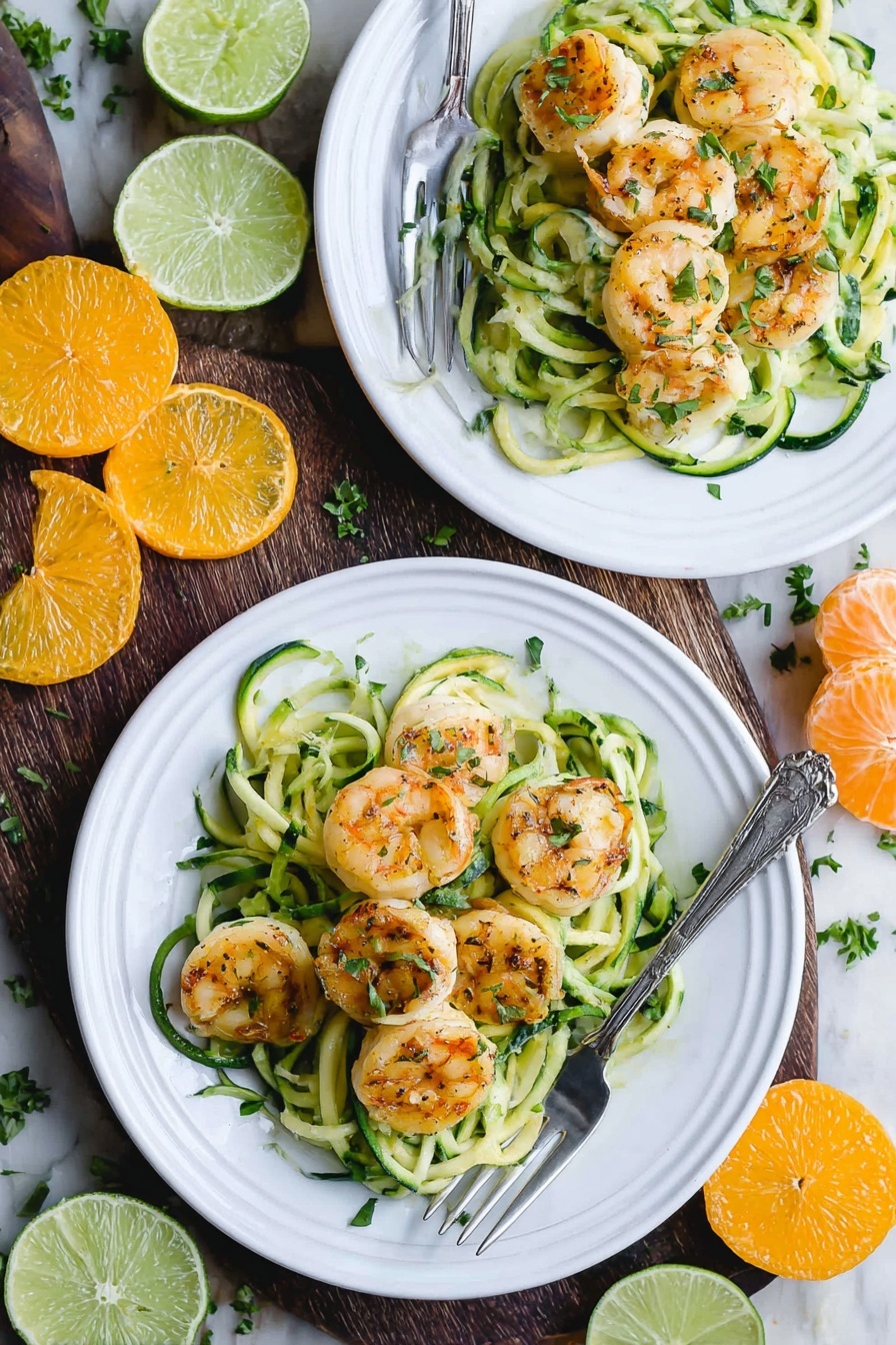 Citrus Grilled Shrimp with Zoodles – Fresh & Healthy Summer Dish