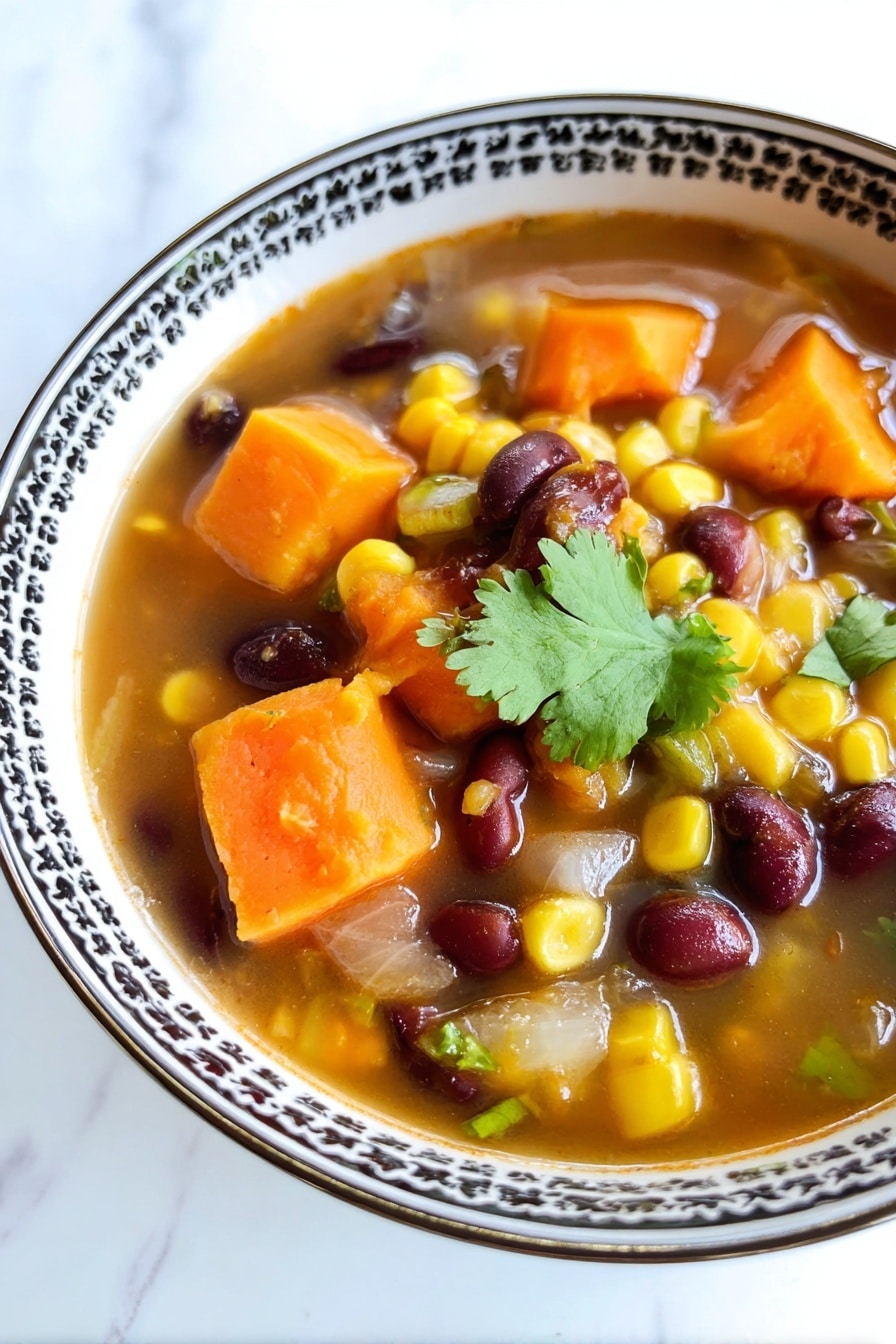 Sweet Potato Black Bean Soup: Cozy, Healthy & Flavorful