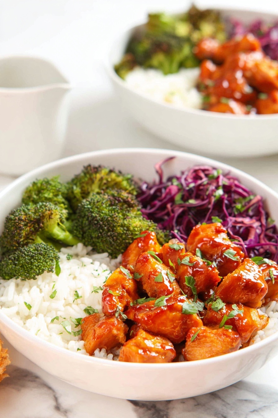 Hot Honey Chicken Rice Bowls: Irresistible Spicy & Sweet Dinner